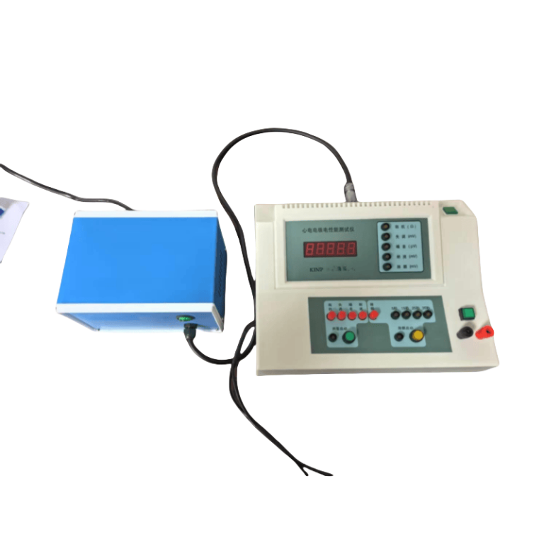 ECG Electrode Electrical Performance Tester is used to test disposable ...